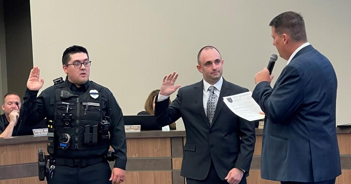 Two New Morris Police Officers Sworn-in | Local News | wcsjnews.com