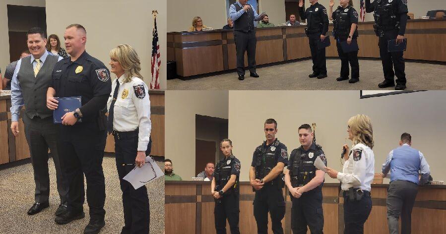 Three Morris Police Officers Sworn-in, Others Honored For DUI ...