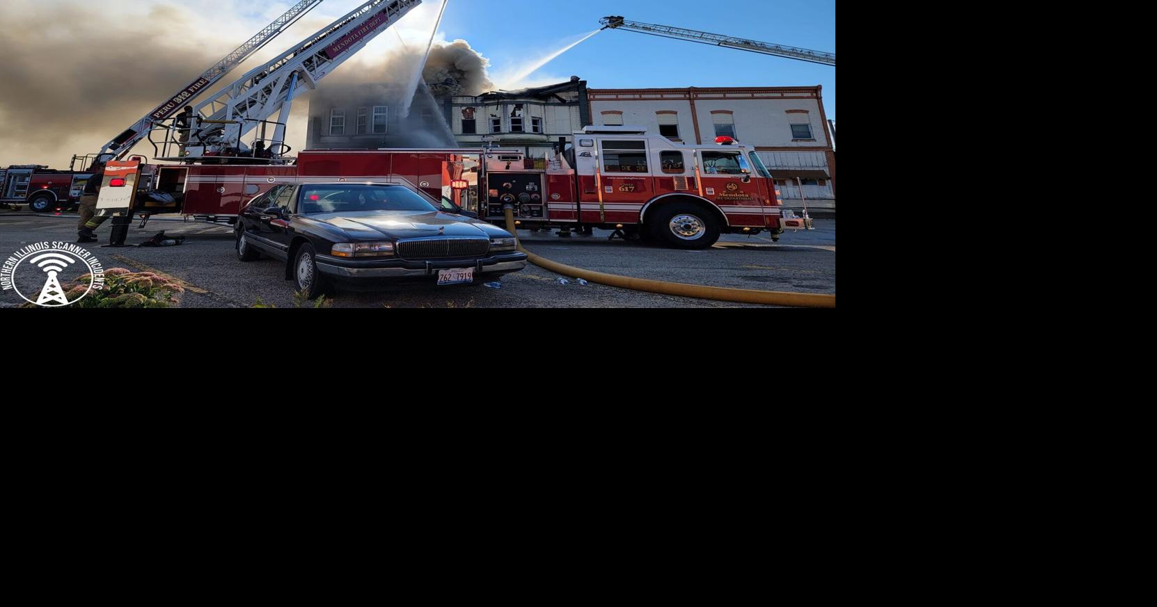 Apartment building destroyed in downtown Mendota fire | Local News ...