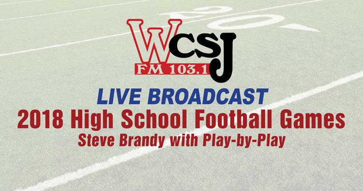WCSJ Live Broadcast Friday Night High School Football | | wcsjnews.com