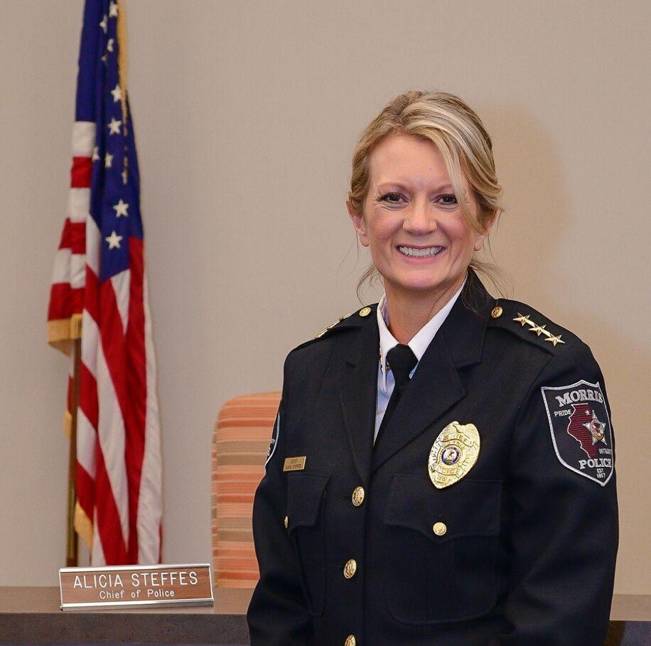 Alicia Steffes Becomes First Ever Female Morris Police Chief | Local ...