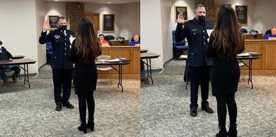 Minooka Police Sergeant Promoted To Deputy Chief, New Officer Sworn-in ...