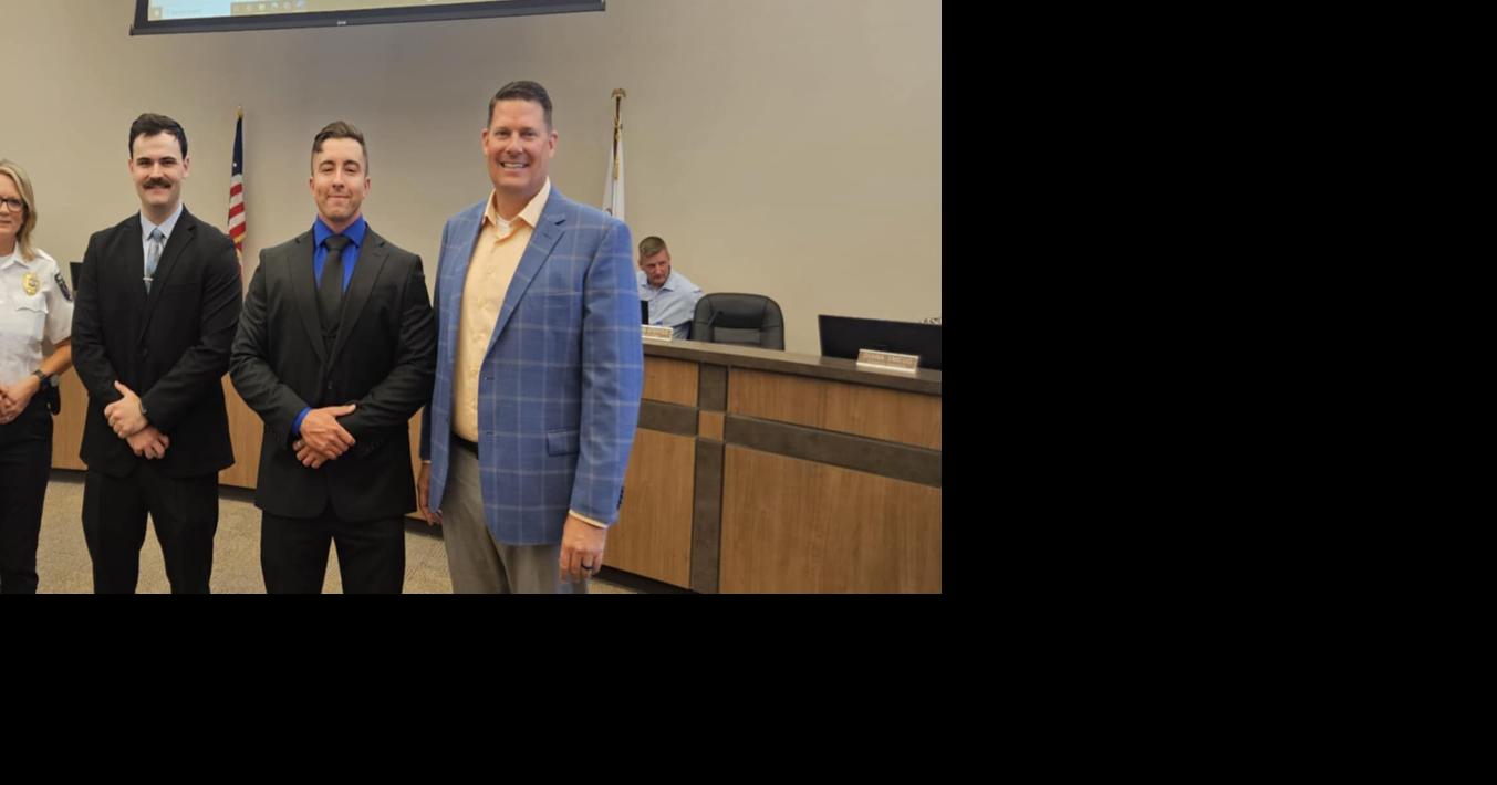 Two New Morris Police Officers Sworn-in During Meeting | Local News ...