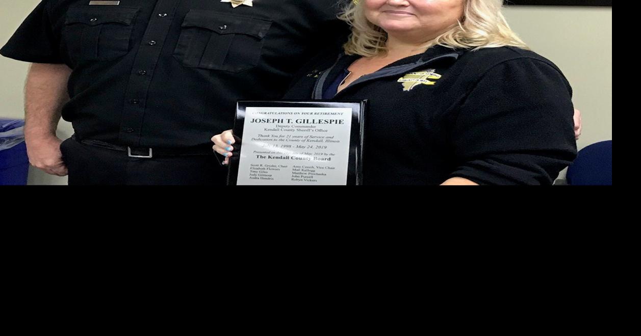 Kendall County Board Honors Retiring Deputy Commander Joe Gillespie ...