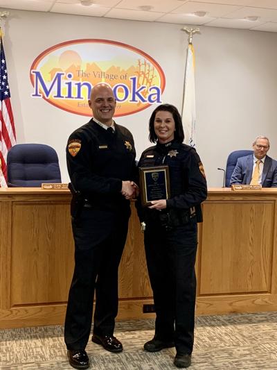 2022 Officer of the Year Awarded at Minooka Board Meeting | Local News ...