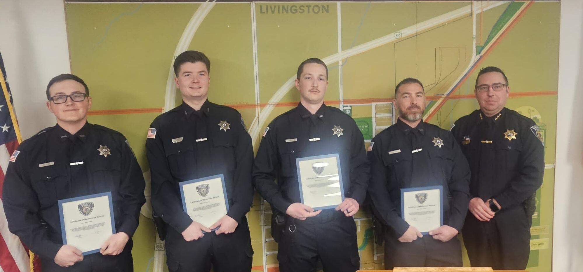 Four Dwight Police Officers Honored During Meeting | Local News ...