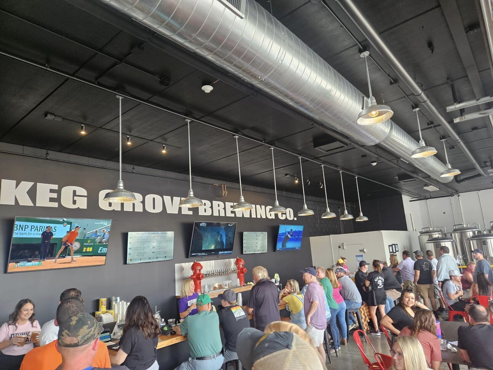 Keg Grove Brewing Opens in Morris, Occupying Former Fire Department ...