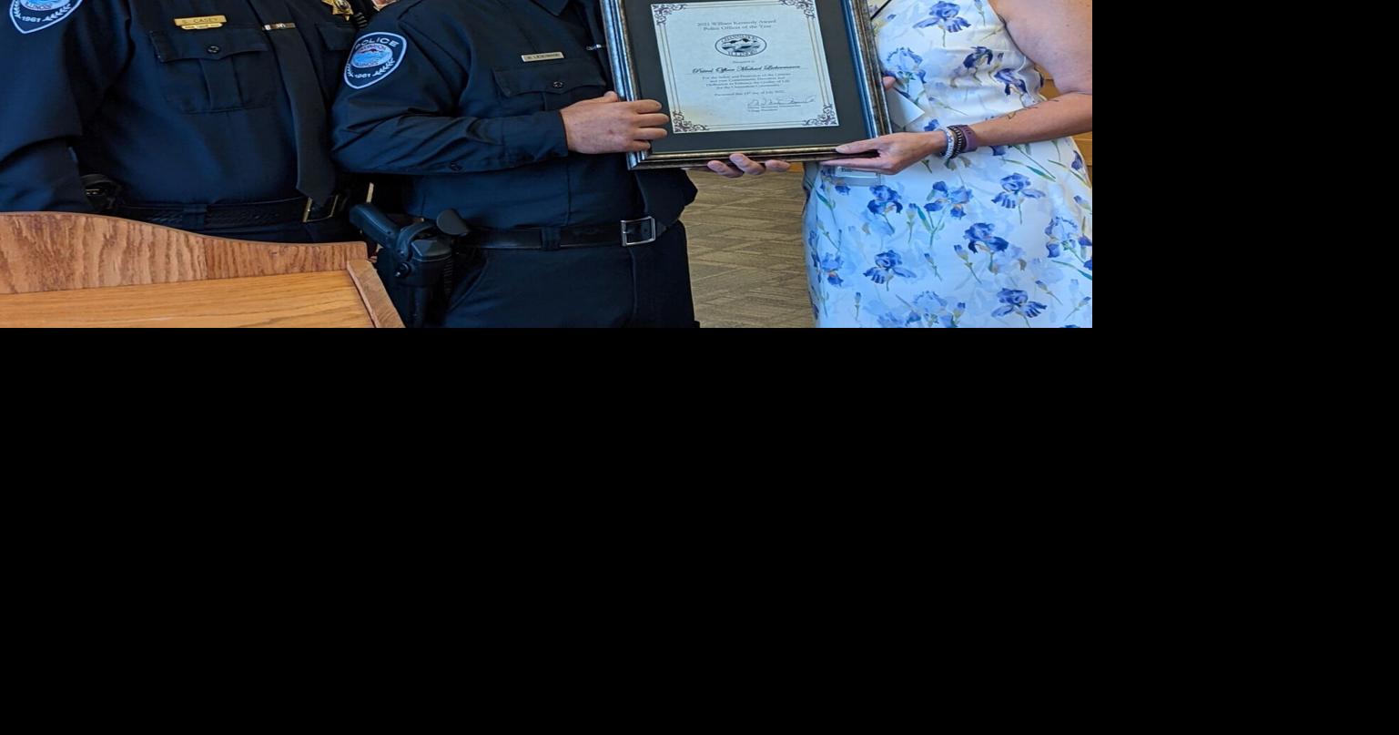 Michael Liebermann Named 2021 Channahon Police Officer of the Year ...