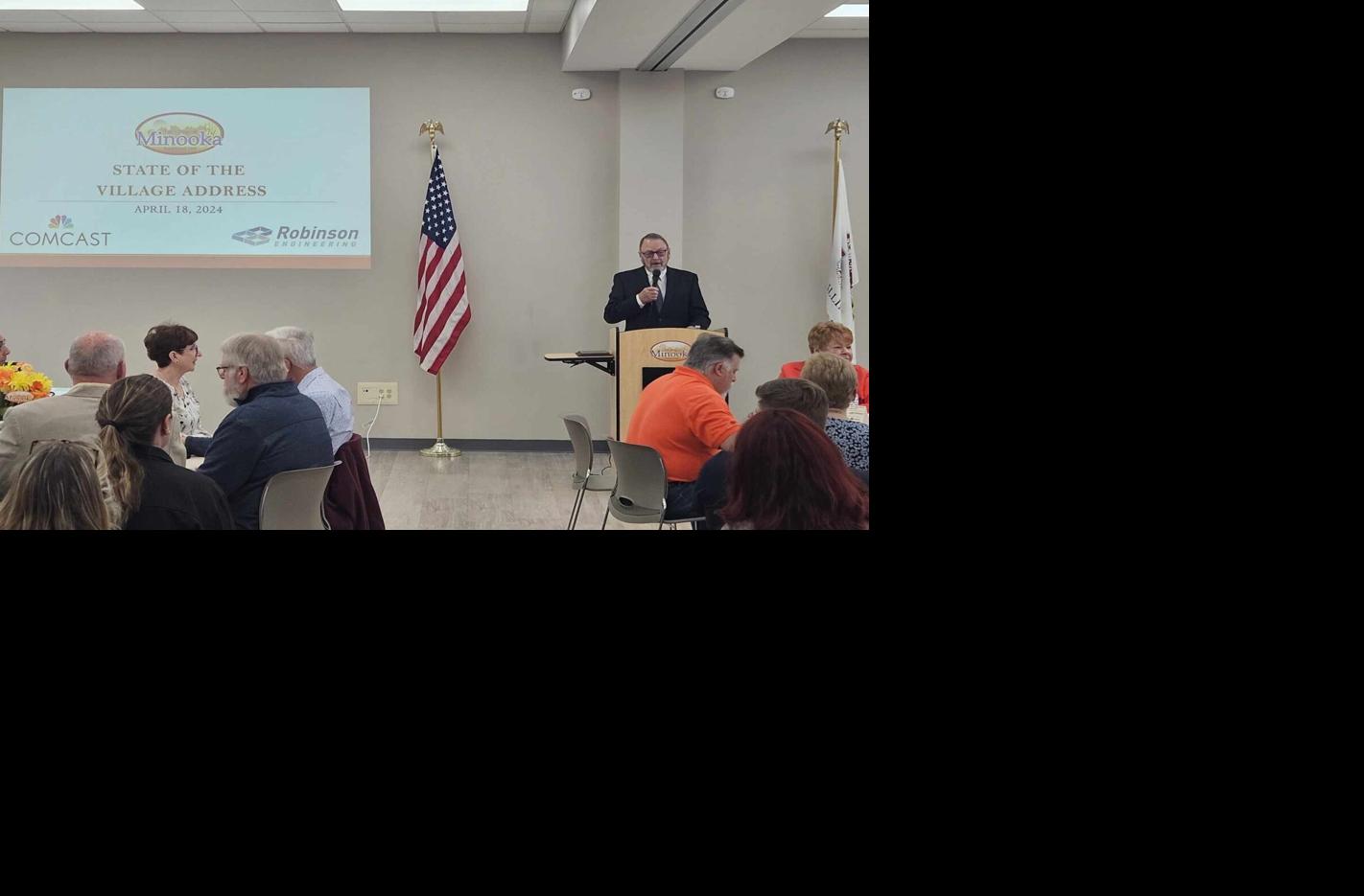 Mayor Offerman Delivers Minooka State of Village Address | Local News ...