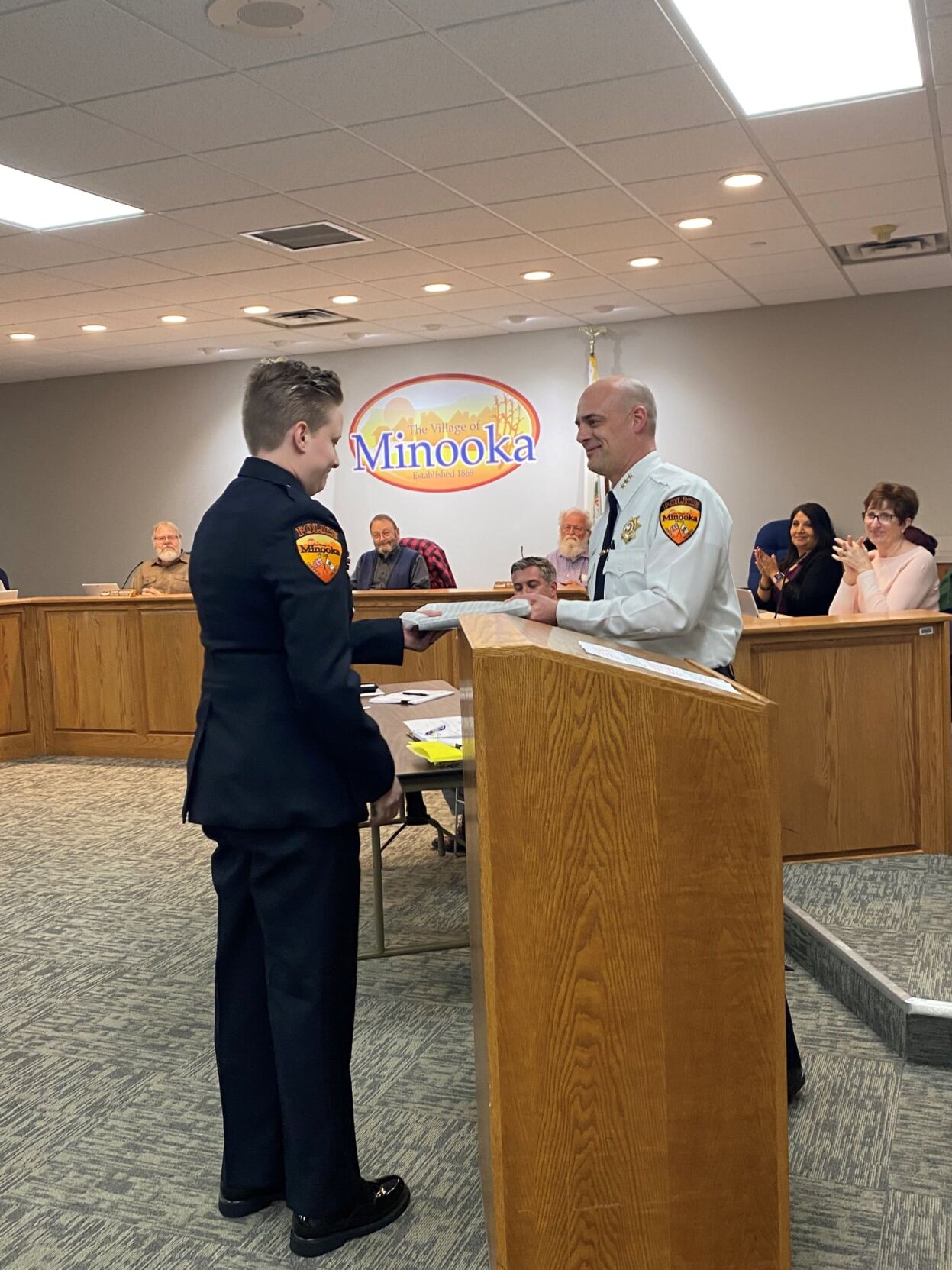 Renee Parrish Named 2021 Minooka Police Officer of the Year. | Local ...