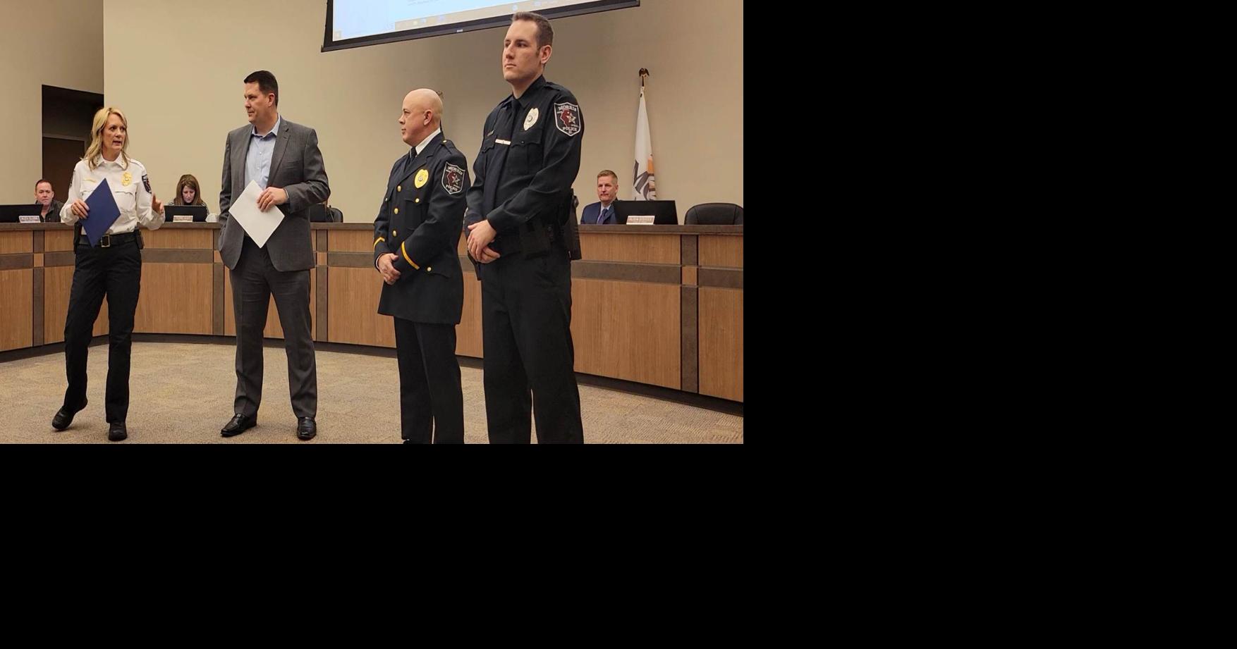 Two Morris Police Officers Sworn-in During Meeting | Local News ...