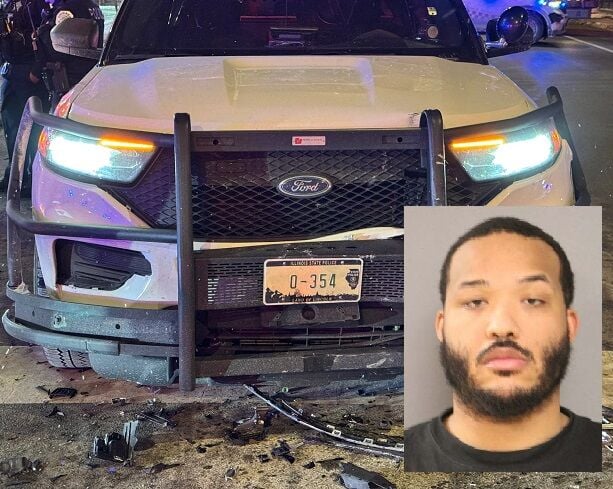 Illinois State Police Squad Car Struck By Stolen Car, Suspect Facing ...