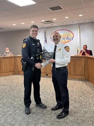 Minooka Police Officer Grant Ooms Named 2024 Officer of the Year ...