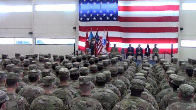 VIDEO | A salute and a send-off for more than 150 Del. Army National ...