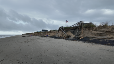 'Severe erosion event' causes concern for already eroded dunes at ...