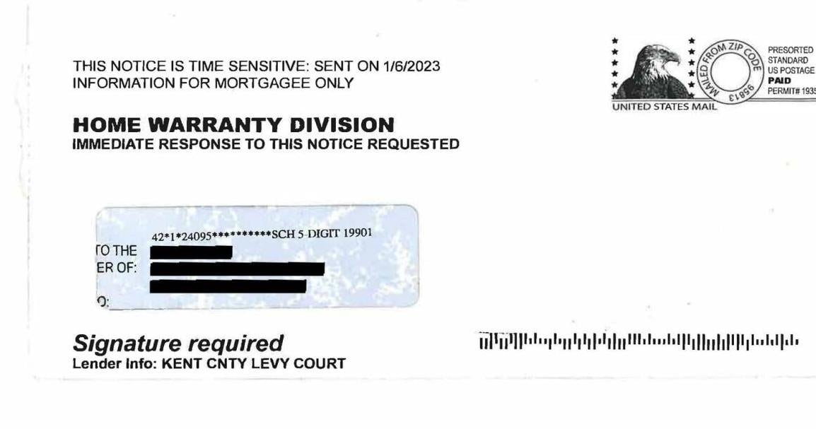 It's fake! Mail scam targets Kent Co. property owners | The Latest from ...