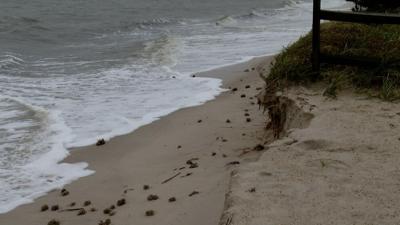 Storm erodes shoreline, floods streets in Slaughter Beach | The Latest ...