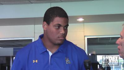 VIDEO: UD's Ladson helps offensive line improve | The Latest from WDEL ...