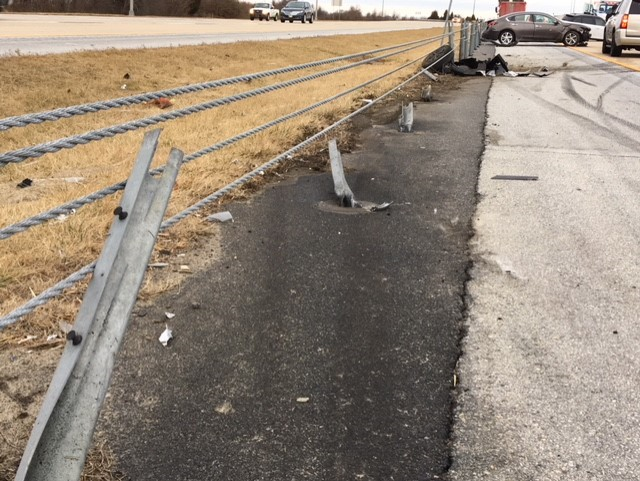 Route 1 cable barrier catches crash; saves lives | The Latest from WDEL ...