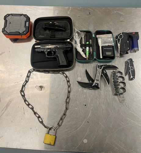 Man on bicycle arrested on weapons and drug-related charges | The ...