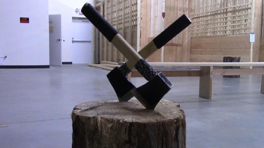 VIDEO | Delaware's 1st axe throwing arena is the ultimate father ...