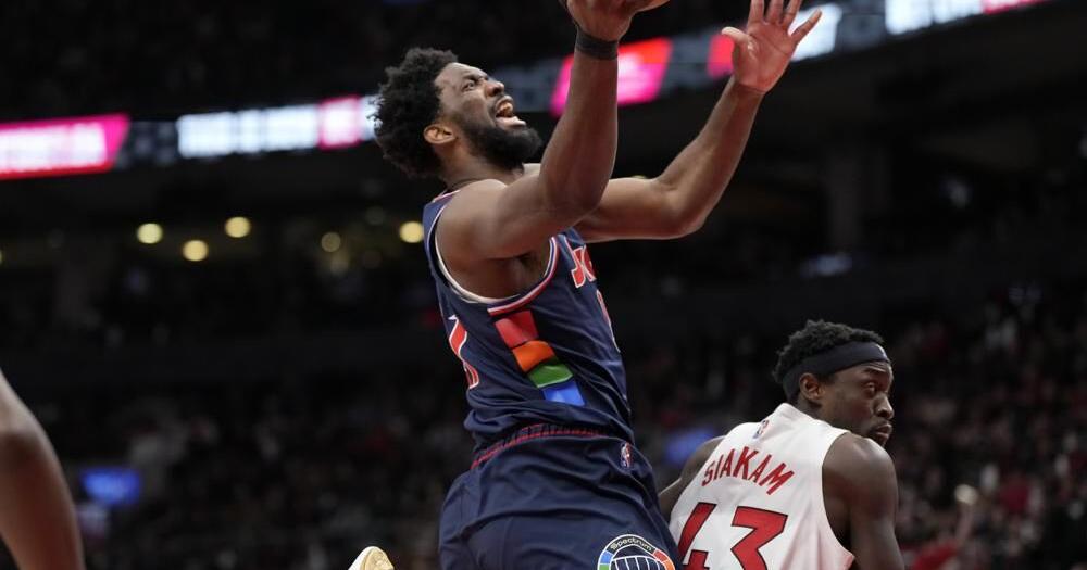 76ers C Embiid out at least 2 games with sprained left foot | The ...