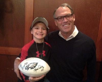 Former Salesianum, Eagles LB Reilly continues inspiring with ...