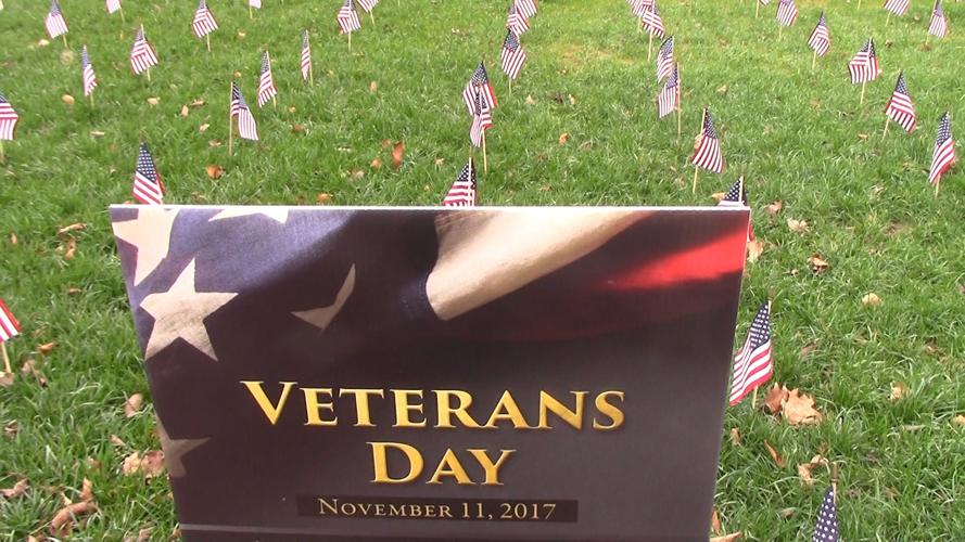 UD honors veterans with a display of nearly 7,000 American flags | The ...