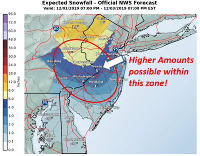 Snow could come to Delaware Monday as Thanksgiving weekend storms ...