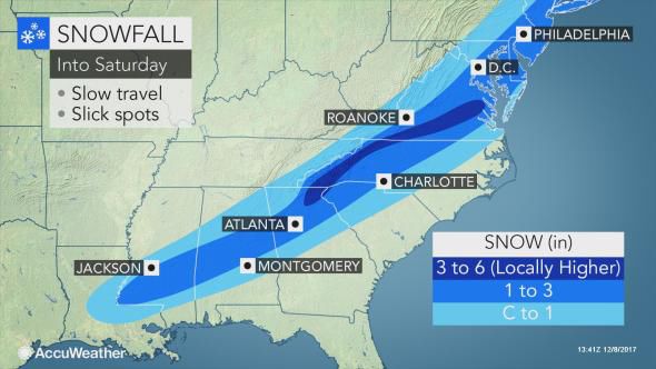 Certain doom: Snow projections reach 1 to 3 whole inches across ...