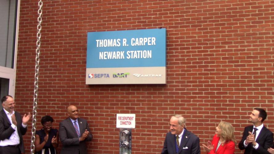 VIDEO | Newark transit hub named after Sen. Tom Carper | The Latest ...