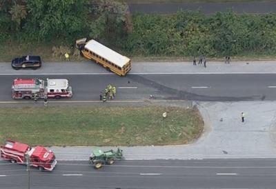 UPDATE | One dead in crash involving a farm tractor and school bus ...