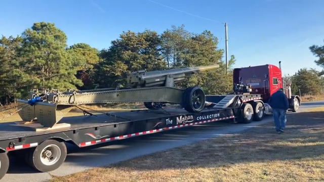 Historic World War II cannon installed at Fort Miles museum in Cape ...