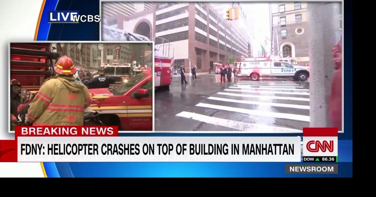 Helicopter crash-lands on top of building in New York City, killing ...