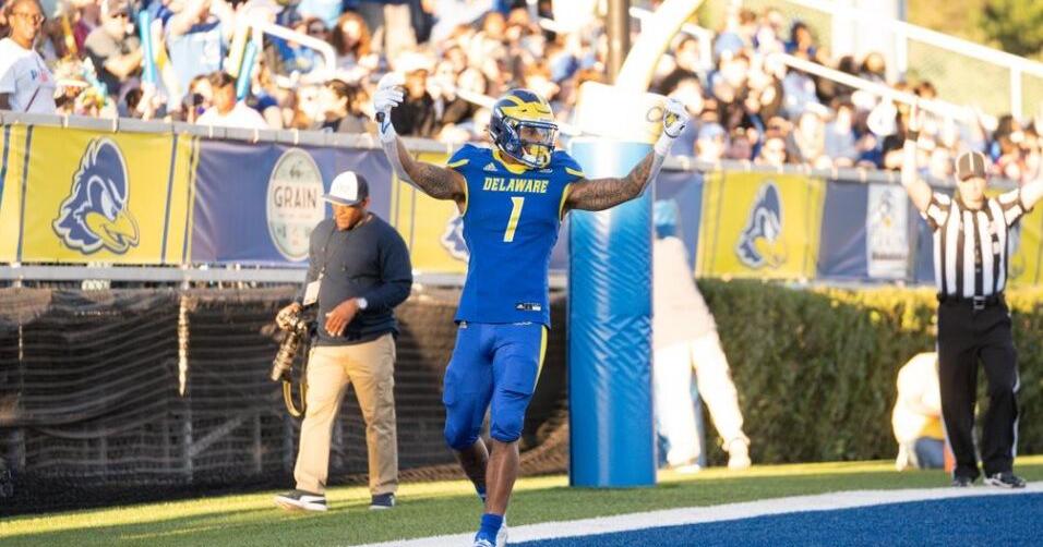 Delaware WR Pitts finding comfortable rhythm with Nolan Henderson ...