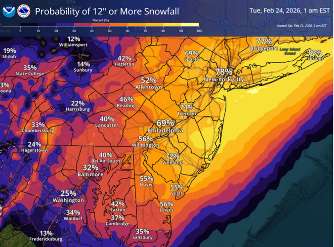 Winter Storm Warning now posted for Sunday/Monday | | wdel.com