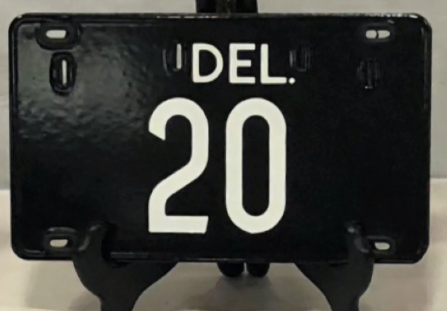 'A Delaware thing:' Low-digit license plate sold for $410K at Rehoboth ...