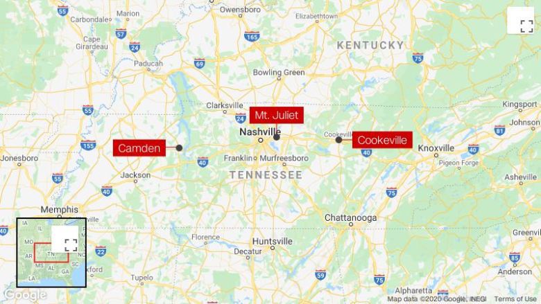 22 people are dead and numerous homes are damaged after a tornado tore ...