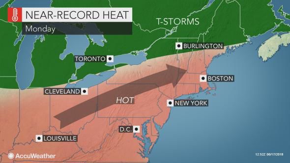 Heat, humidity get jump on summer solstice in mid-Atlantic, northeast ...