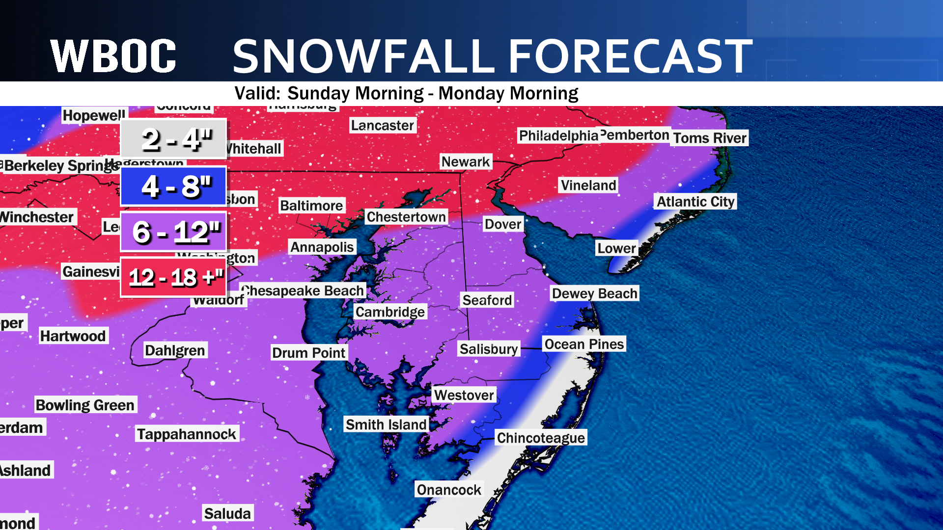 Major winter storm projected for Delaware including a wintry mix ...