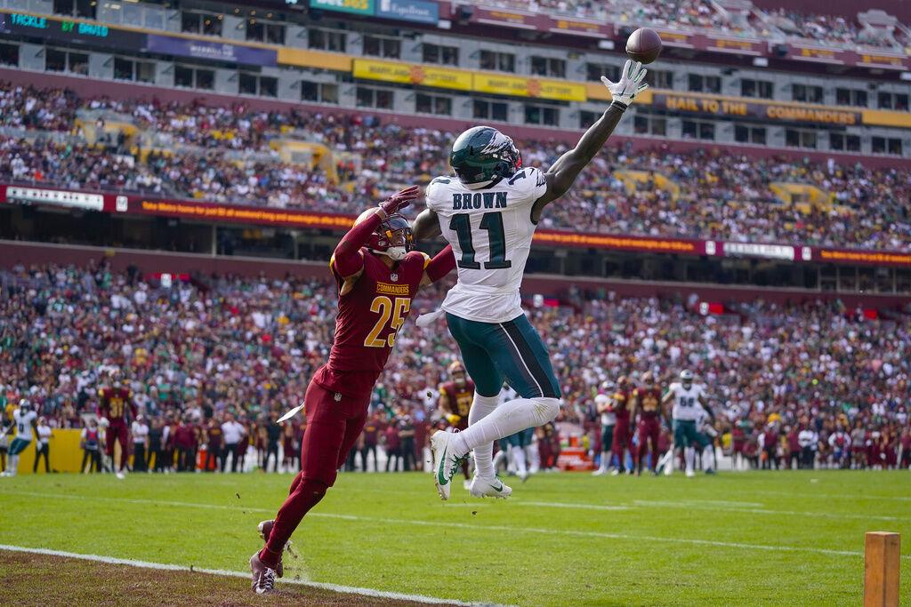 A.J. Brown putting up record numbers for Eagles ahead of NFC East ...