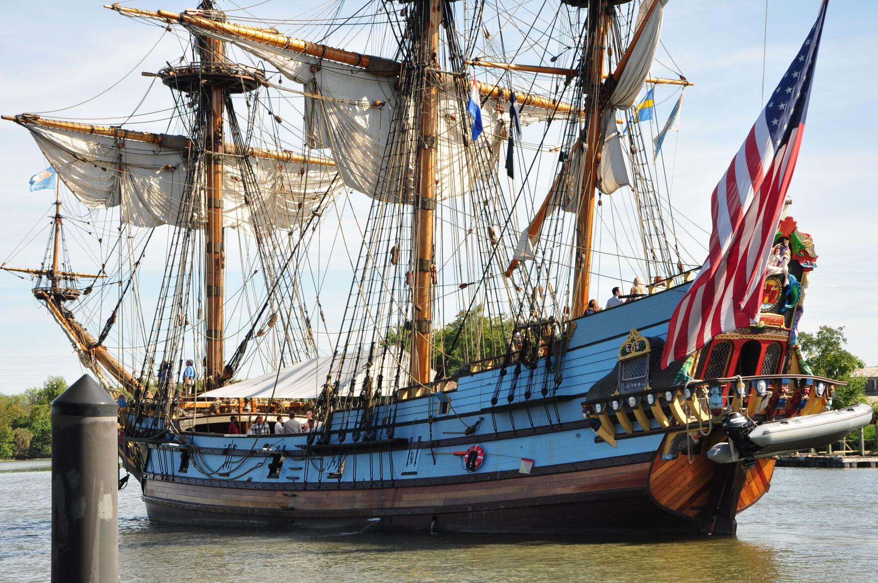 Still afloat, the Kalmar Nyckel set to sail the Delaware River once ...