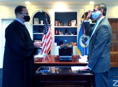 Meyer takes oath for 2nd term as New Castle County executive | The ...