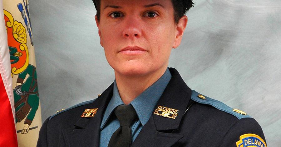 Zebley makes history as 1st female Delaware State Police Superintendent ...
