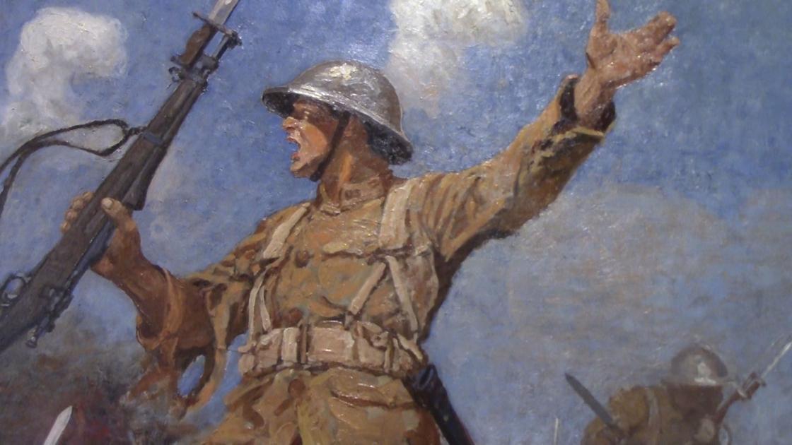 VIDEO | Rarely-seen paintings commissioned during World War One go on ...