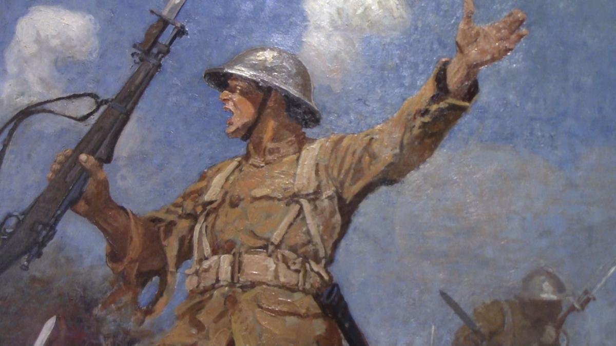 VIDEO | Rarely-seen paintings commissioned during World War One go on ...