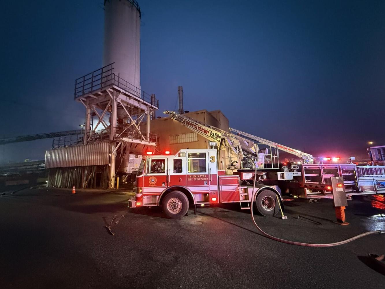 Fire and explosion at Wilmington wastewater treatment plant | The ...