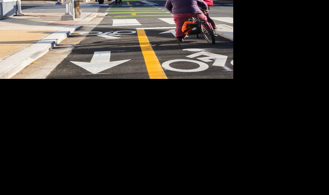 Riding a busy stretch of Del. Ave. in Newark gets safer for cyclists, e ...