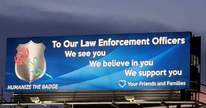 New billboard shines a light on law enforcement support in Delaware ...