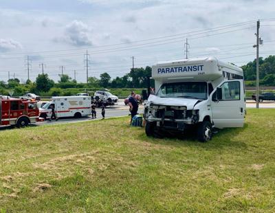 Two hurt in paratransit bus crash | The Latest from WDEL News | wdel.com